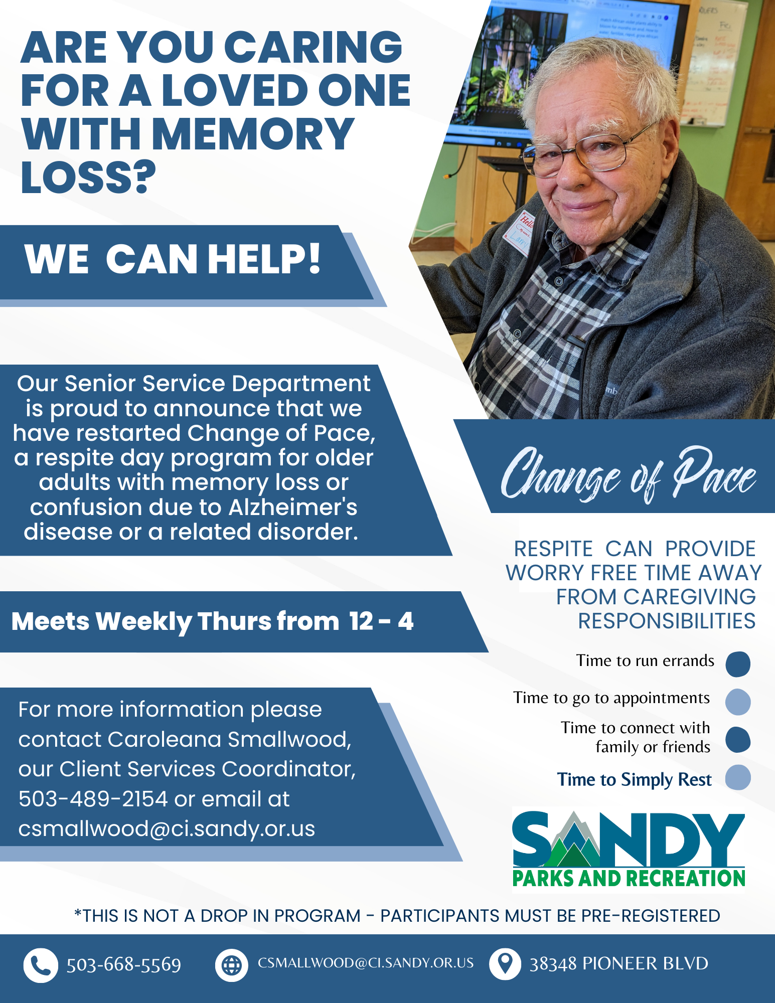 Respite Program: Change of Pace | Sandy, OR