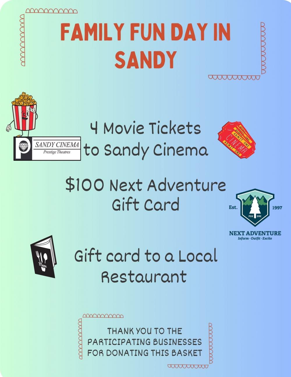 March 4 Meals Raffle | Sandy, OR